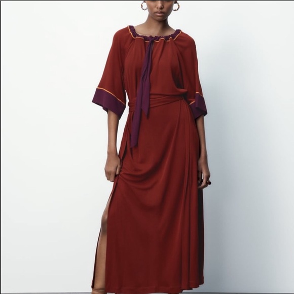Zara | Dresses | Zara Limited Edition Contrasting Dress | Poshmark